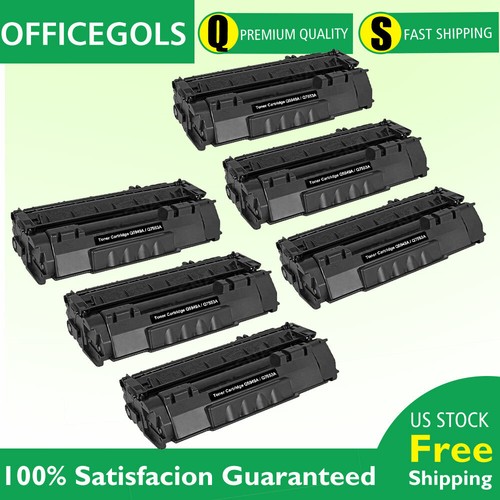 6PK 49A Q5949A Toner Cartridges for HP Laserjet 3392 1160Le 1320n 3390 ...