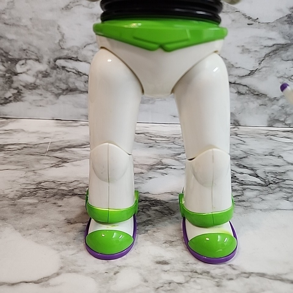 Disney Pixar Buzz Lightyear 12 Inch Non Smiling with Eyebrow Scowl Rare ...