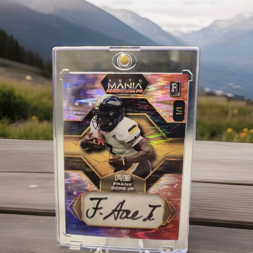 FRANK GORE JR 1/1 auto 2024 Wild Card Auto Mania Football 🔥 | eBay