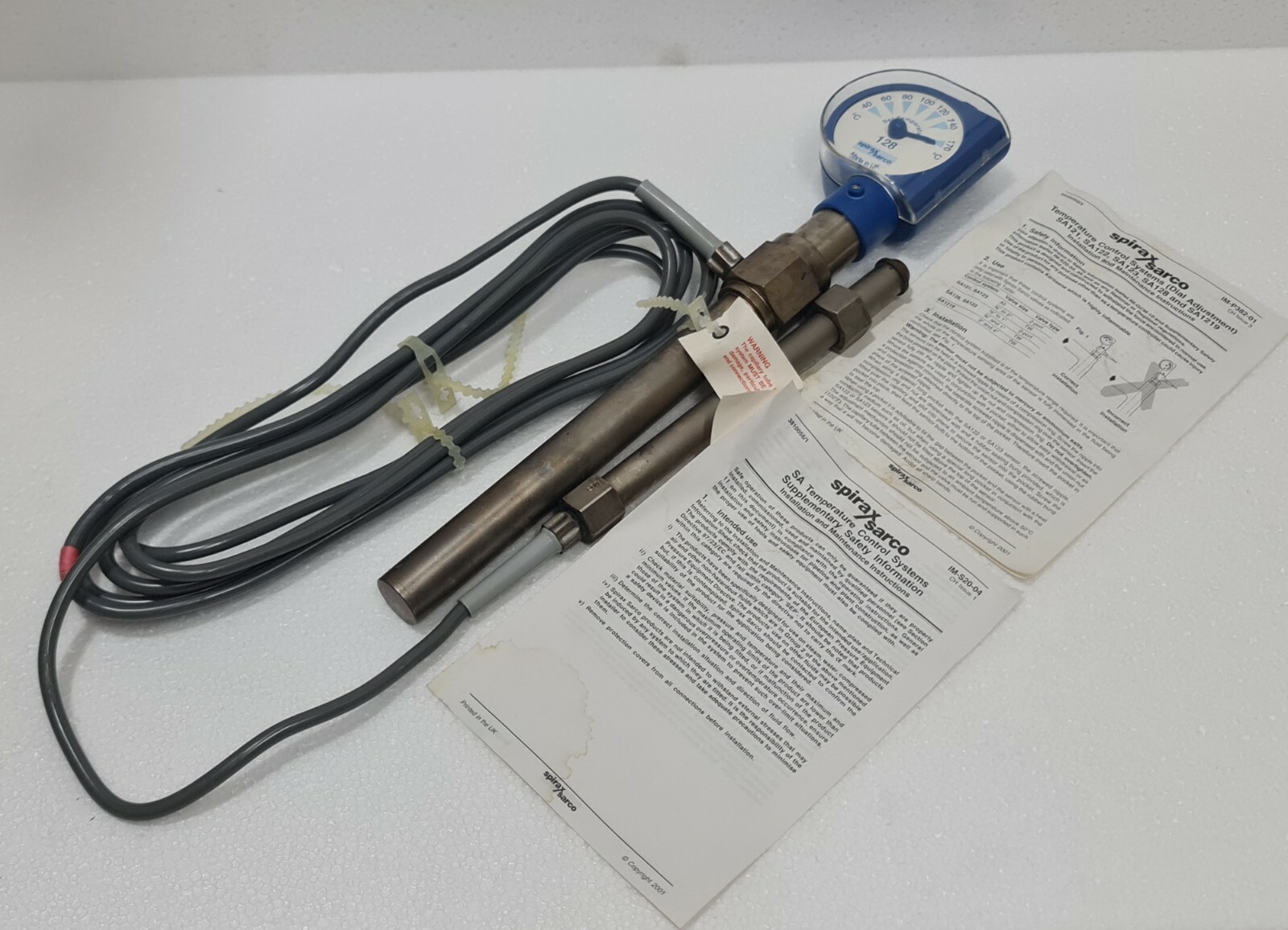 SPIRAX SARCO SA128 SELF-ACTING DIAL ADJ. TEMPERATURE CONTROL SYSTEM 40 ...