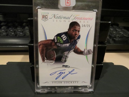 National Treasures Rookie On Card Autograph Seahawks Tyler Lockett 14/ ...