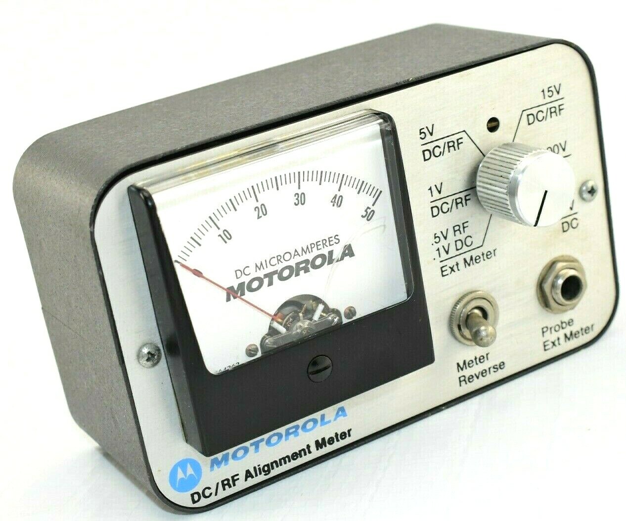 Vintage MOTOROLA DC/RF Alignment Meter-Microamperes TEK-7B w/Probe ...