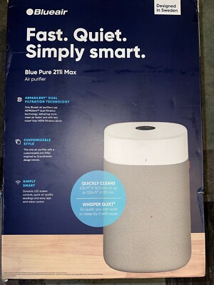 Blue Pure 211i Max HEPASilent Smart Air Purifier With Pleated Air ...
