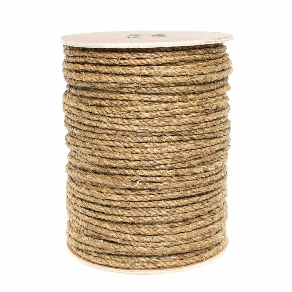 Golberg Manila Rope Cord - 1/4-inch to 2-inch Diameter, Lengths 10-600 ...