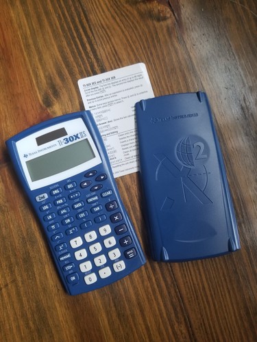Texas Instruments TI-30X IIS Two-Line Scientific Calculator - Blue | eBay