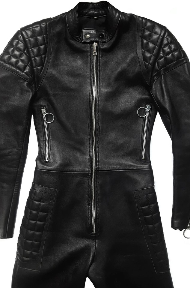 Rare Vintage 70s DB Real Leather Racing Jumpsuit / Motorcycle Suit ...