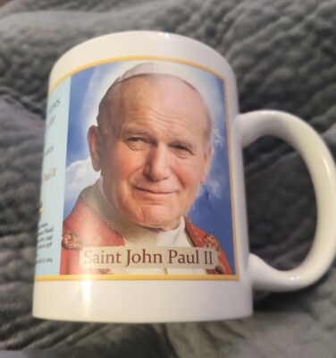 POPES JOHN PAUL II & JOHN XXIII Canonization - Catholic Cup Mug # C 5 ...