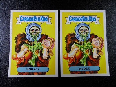 Robot Monster 1953 Monster From Mars Spoof Garbage Pail Kids 2 Card Set ...