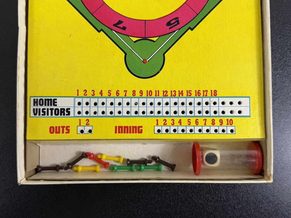 1957 Mickey Mantle's Big League Baseball Game Stats Card Spinner - Near ...