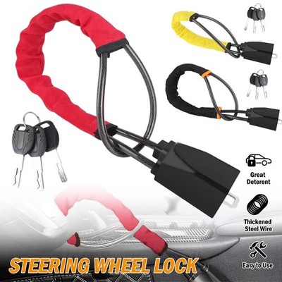 Adjustable Car Steering Wheel Seat Belt Lock Anti-Theft Reinforced ...