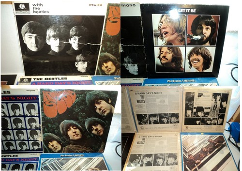 The BEATLES Job lot 8 x Vinyl LPs Albums Lennon McCartney Starr ...