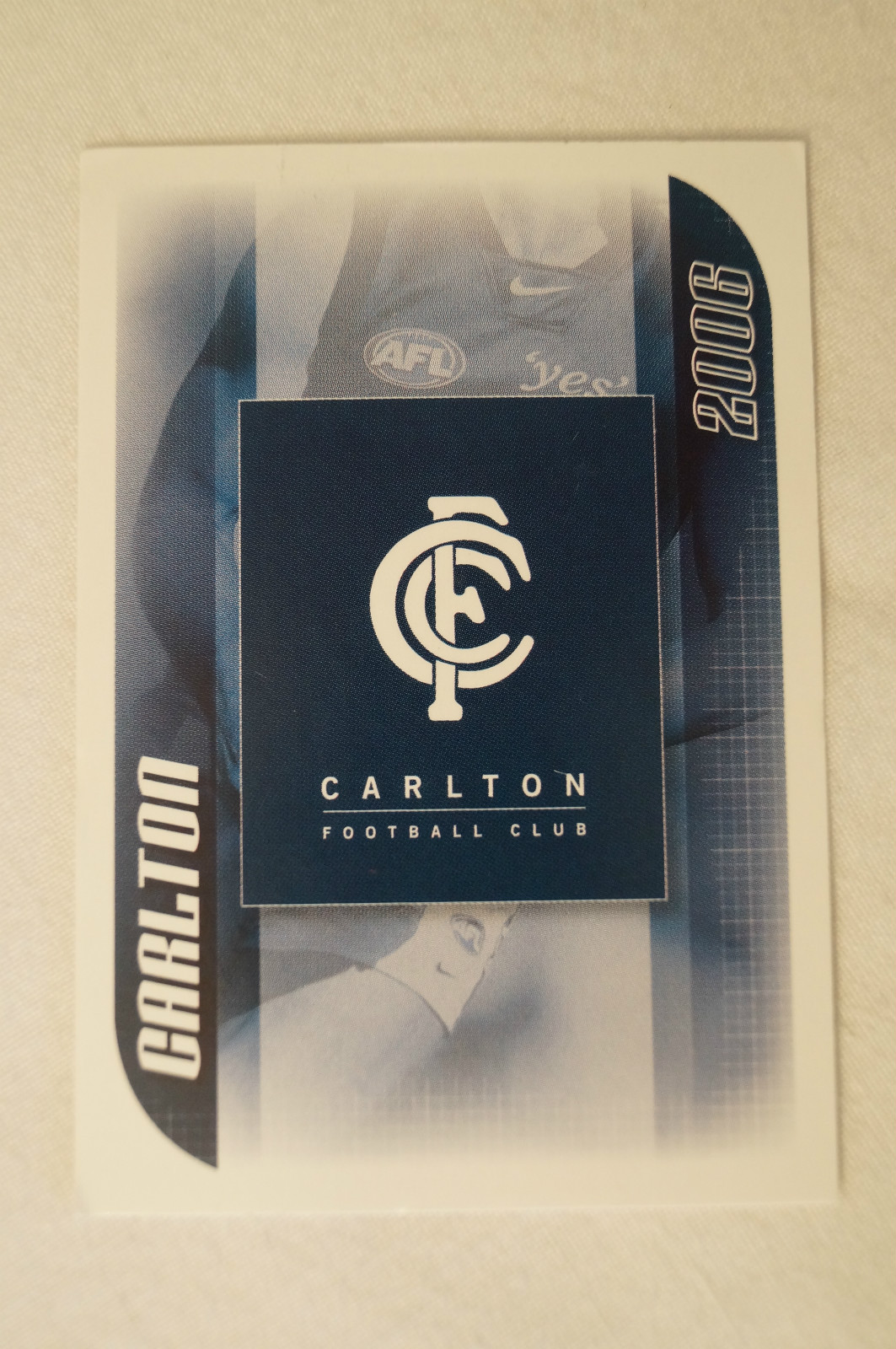 Carlton - Team Logo and Checklist Card. | eBay