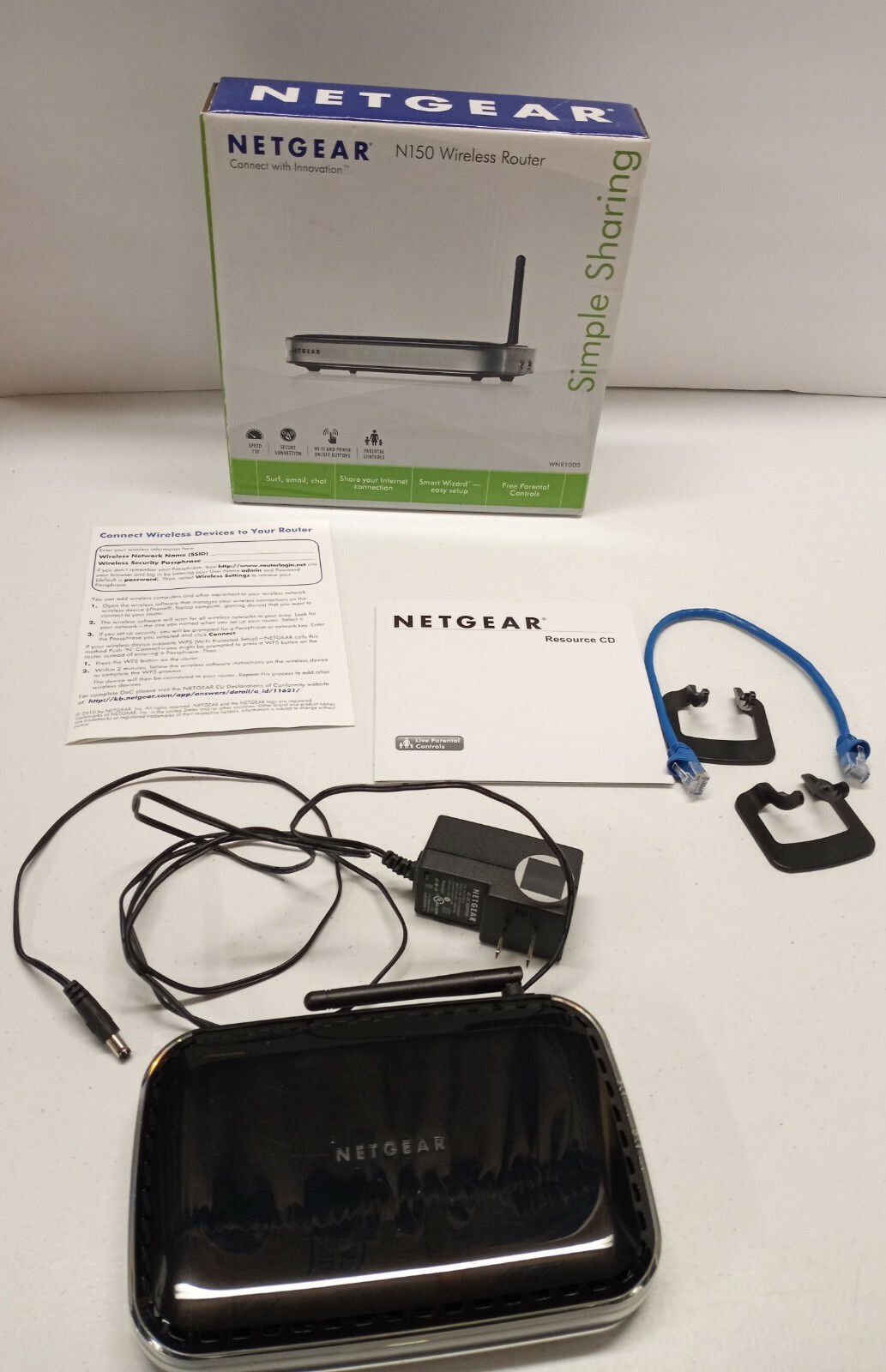 Netgear N150 150 Mbps 4-Port 10/100 Wireless N Router (WNR1000) IN THE ...