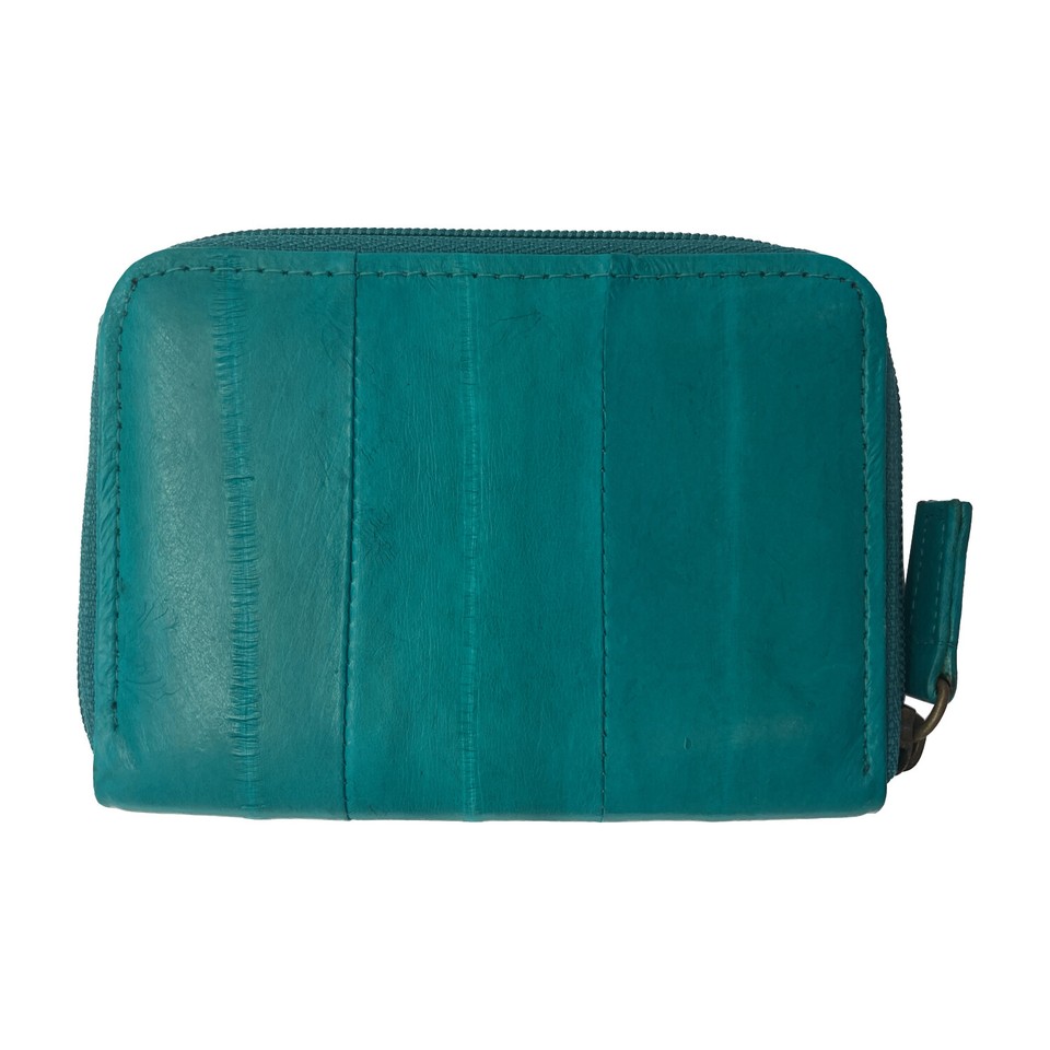 Genuine Eel Skin Coin Purse, Credit Card Zippered Wallet | eBay