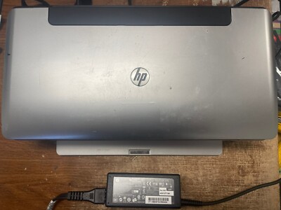 HP Officejet 100 Mobile Bluetooth Color Printer with power adapter and ...