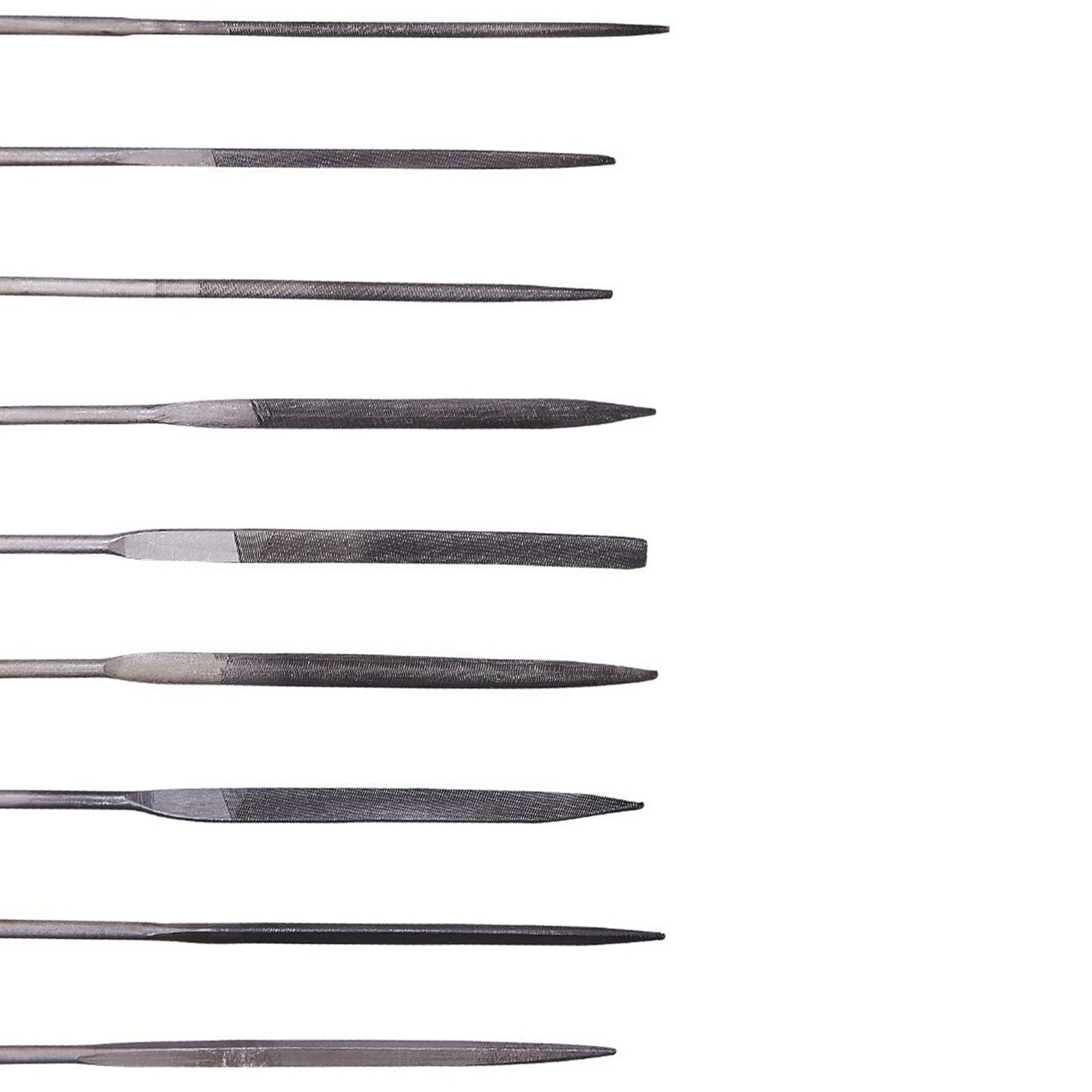 10 Pc Needle File Set 140mm Hobby Precision Jewellers Craft Mini Piece ...