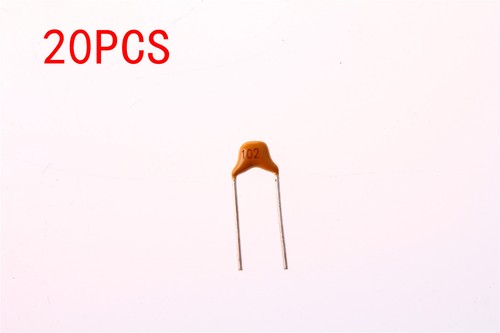 20Pcs 102 Monolithic Ceramic Capacitor Multi-layer Capacitor 1NF 50V 5 ...