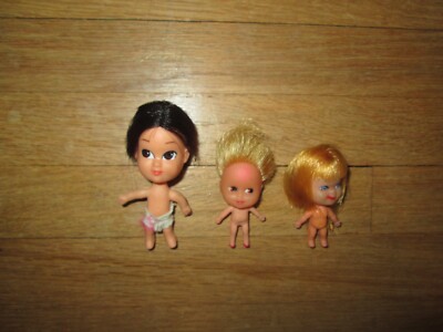 Lot Of 3 Vintage LIDDLE KIDDLES ~ Storykins + Mini Dolls | eBay