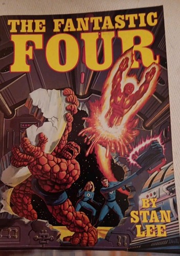 THE FANTASTIC FOUR by Stan Lee Marvel 1979 Fireside Book VF thing mr ...