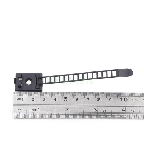 50pcs Reusable Self Adhesive Adjustable Wire Fixing Clamp Cable Tie ...