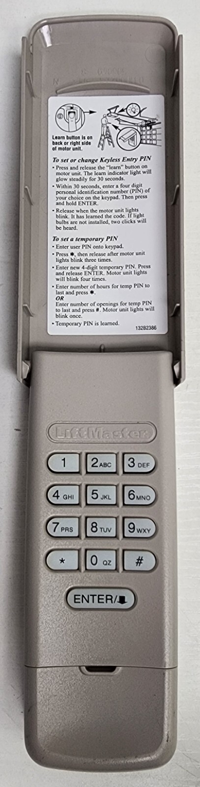 Chamberlain Liftmaster 877LM MC Wireless Entry Keyless Keypad Yellow ...