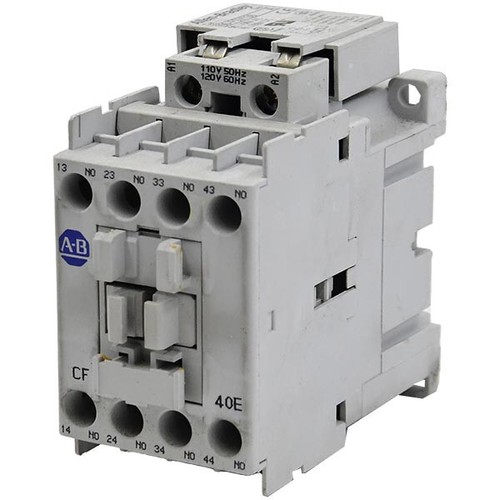 700-CF400D-A Allen-Bradley 25A 110/120V 4P IEC Contactor w/ 100-FSV136 ...