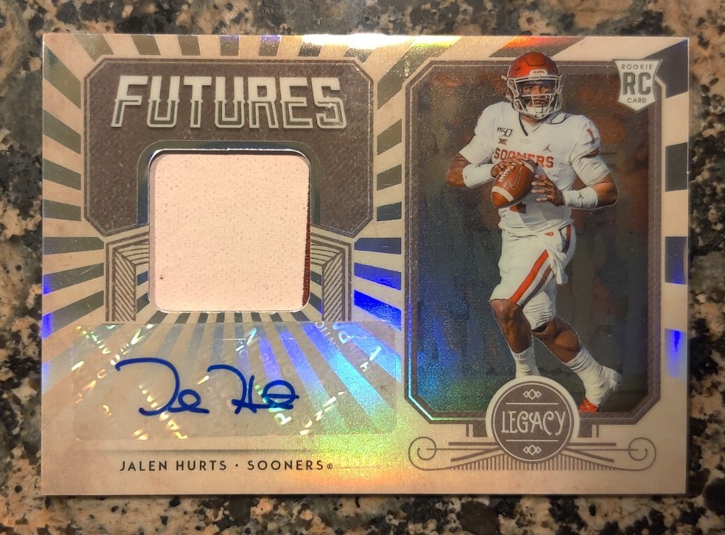2020 Panini Legacy - Futures Patch Autographs Silver #FP-JH1 Jalen ...