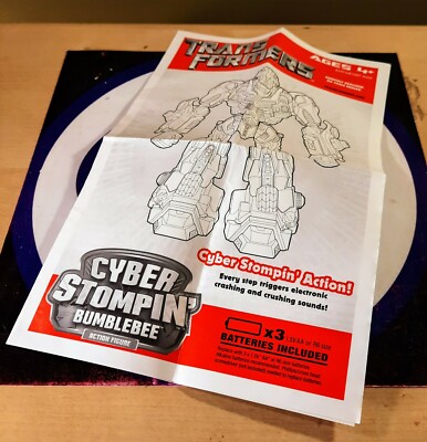 TRANSFORMERS CYBER STOMPIN' BUMBLEBEE INSTRUCTIONS 2007 | eBay