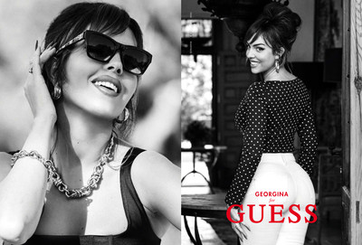 PUBLICITE ADVERTISING GEORGINA BY GUESS GEORGINA RODRIGUEZ FASHION MODE ...