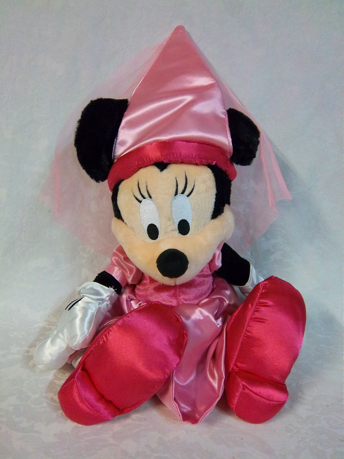 Damsel Disney Minnie Mouse Pink 18" Plush Soft Toy Stuffed Animal | eBay