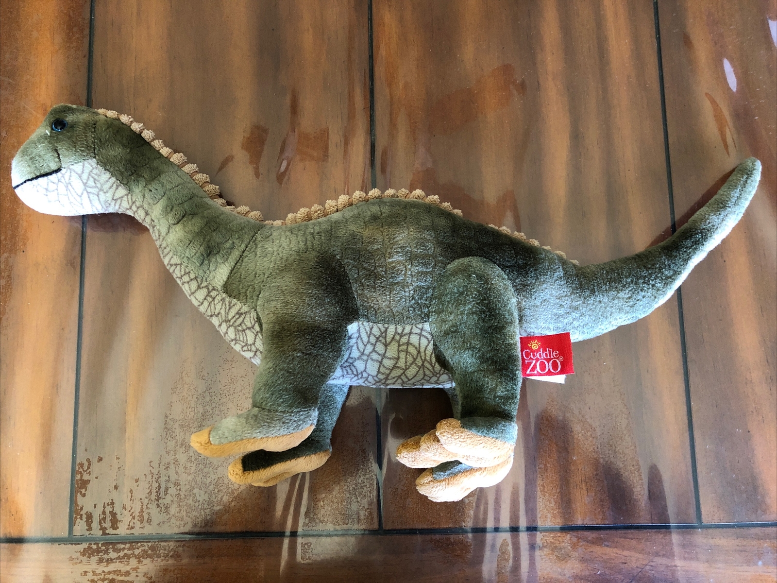 Dinosaur Apatosaurus, Wowtoyz Plush Cuddle Zoo Toy Soft Stuffed Animal ...