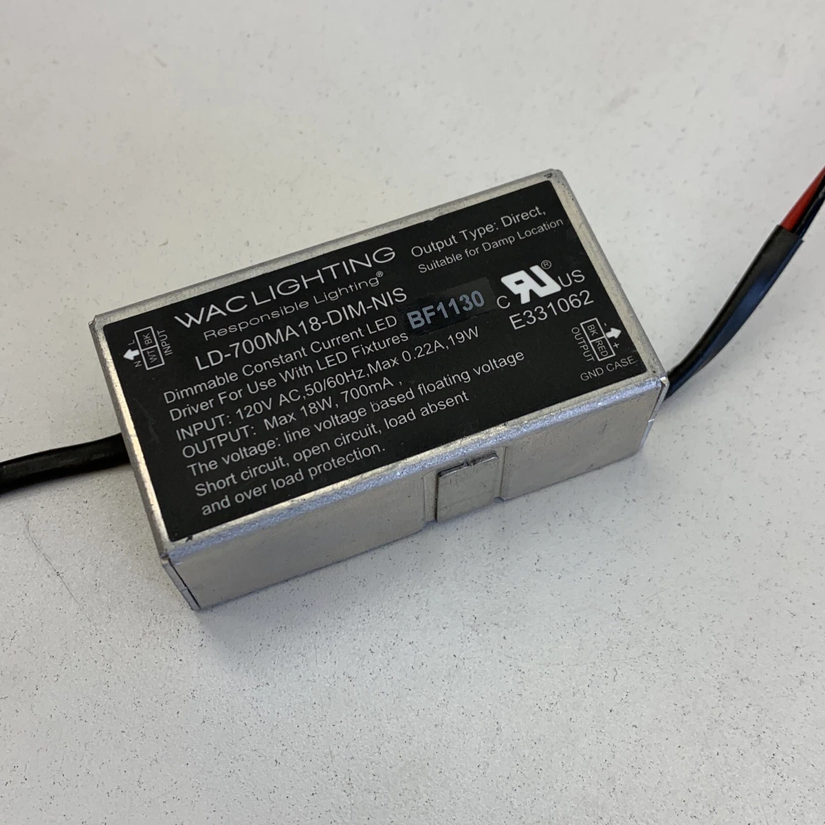 Wac Lighting Dimmable Led Driver | Shelly Lighting