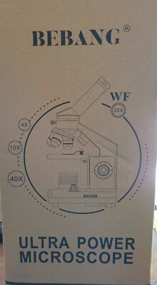 Bebang Ultra Power Microscope 100X-2000X With Accessories White New ...