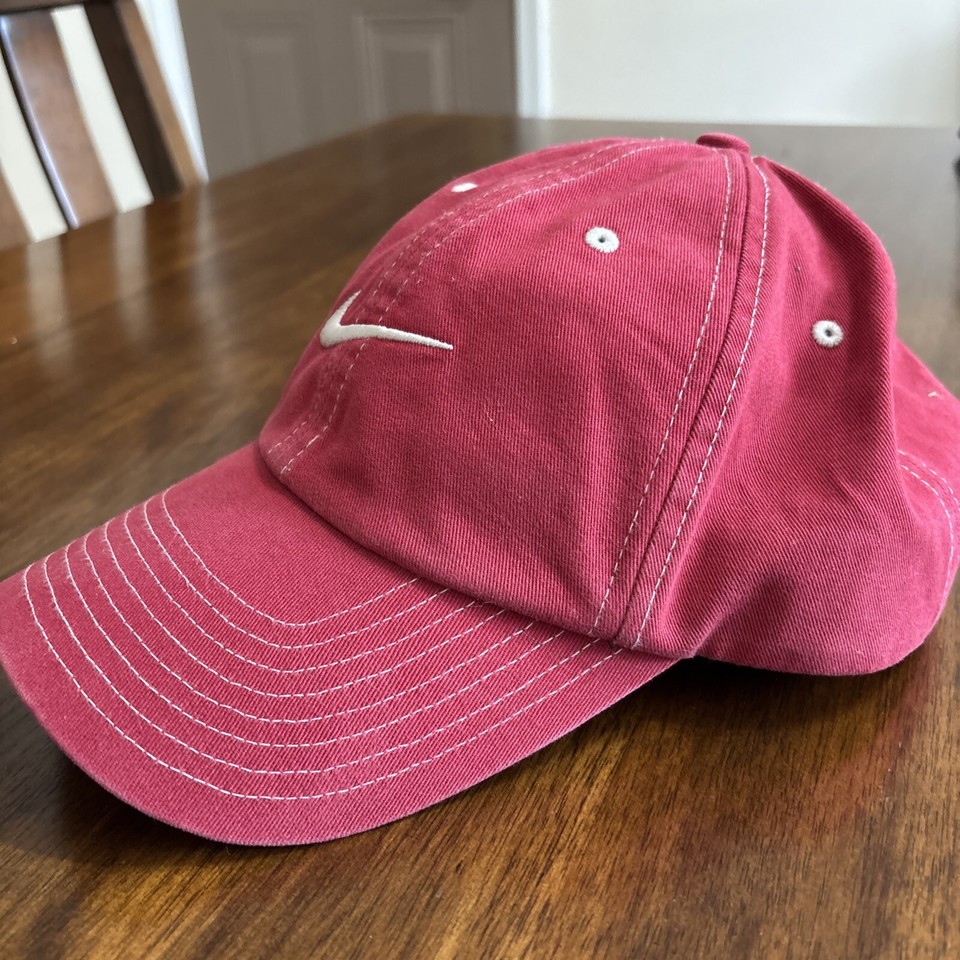 Nike Golf Red Strapback Cap Baseball Hat Maroon | eBay