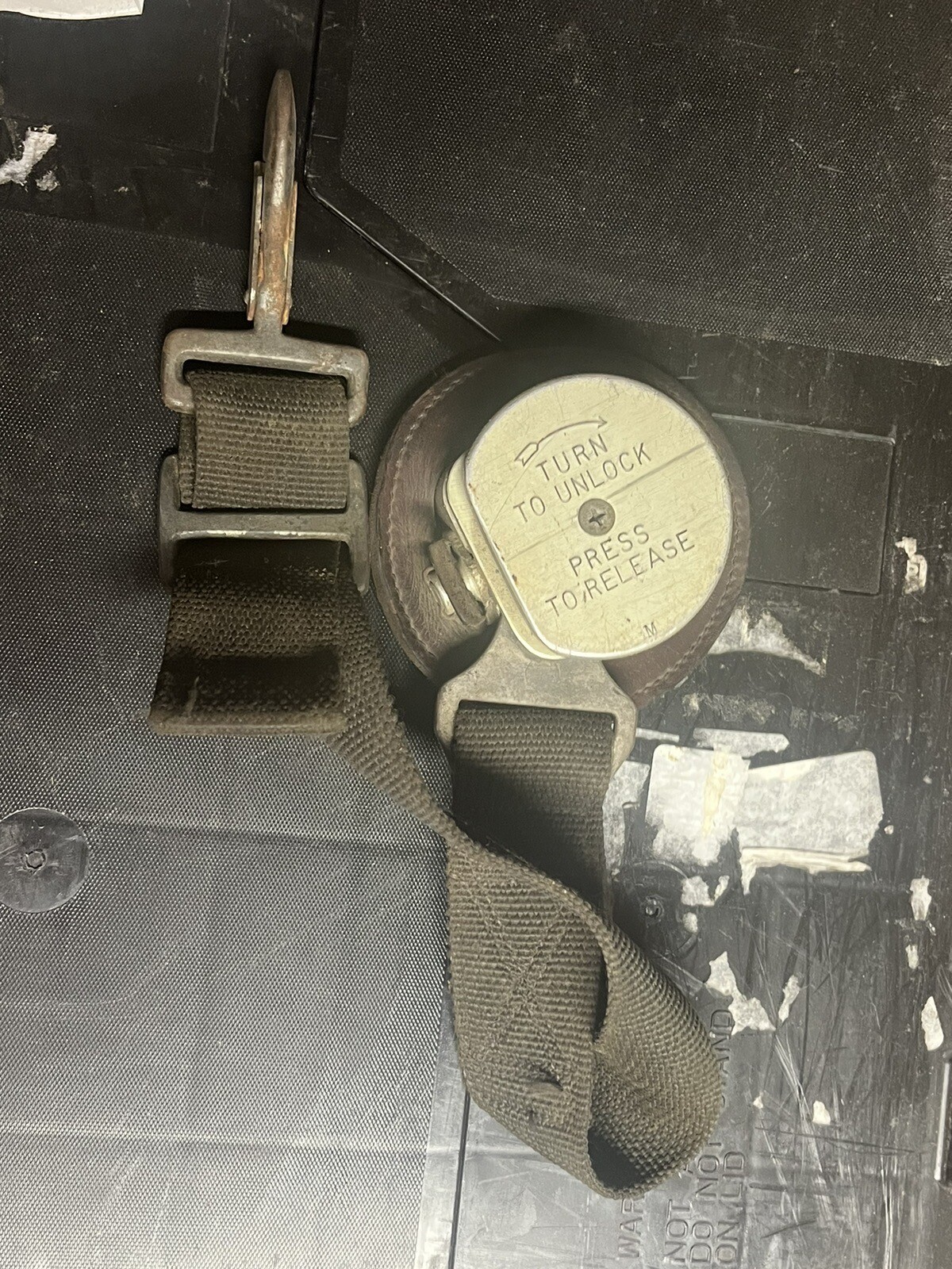 WWII A-4 Parachute Harness Oneida Quick Release Buckles/Original Strap ...