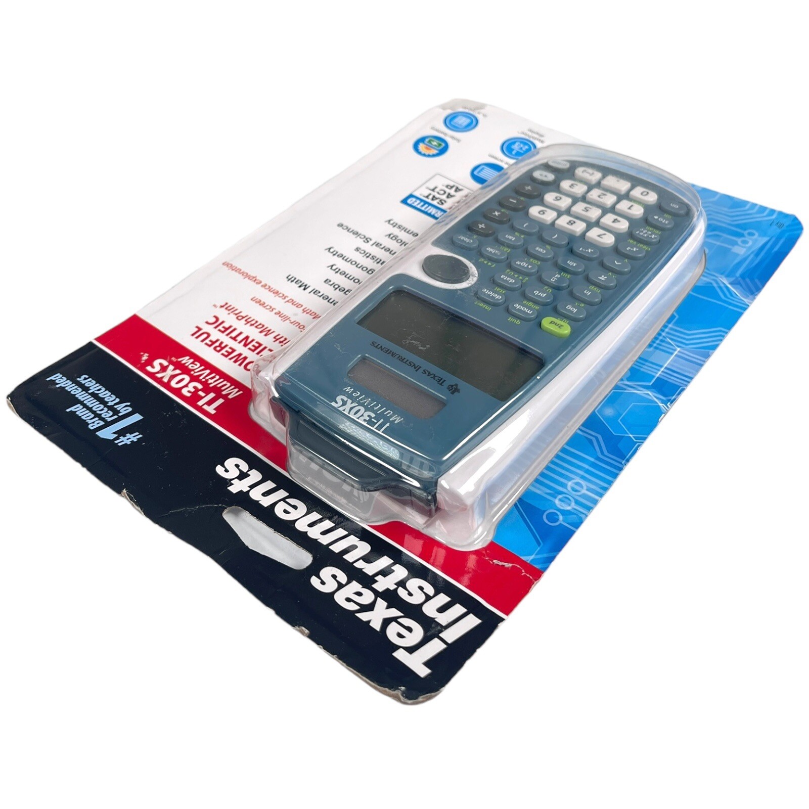 Texas Instruments TI-30XS MultiView Scientific Calculator - Blue for ...