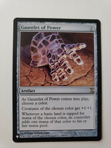 1X MTG Gauntlet of Power - Time Spiral - 255/301 Regular Rare | eBay