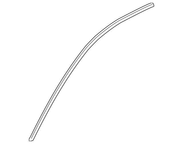 Genuine 2009-2014 Acura TSX - Molding Assembly R Front Door Sash ...