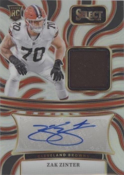 2024 Panini Select - Rookie Signature Memorabilia Zak Zinter #RSM-ZZR ...