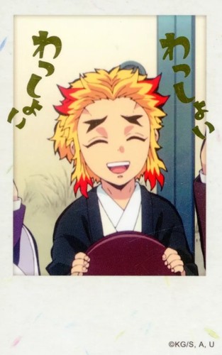 Demon Slayer Rengoku Senjuro Cheki Style Bromide Webshop Lottery Card ...