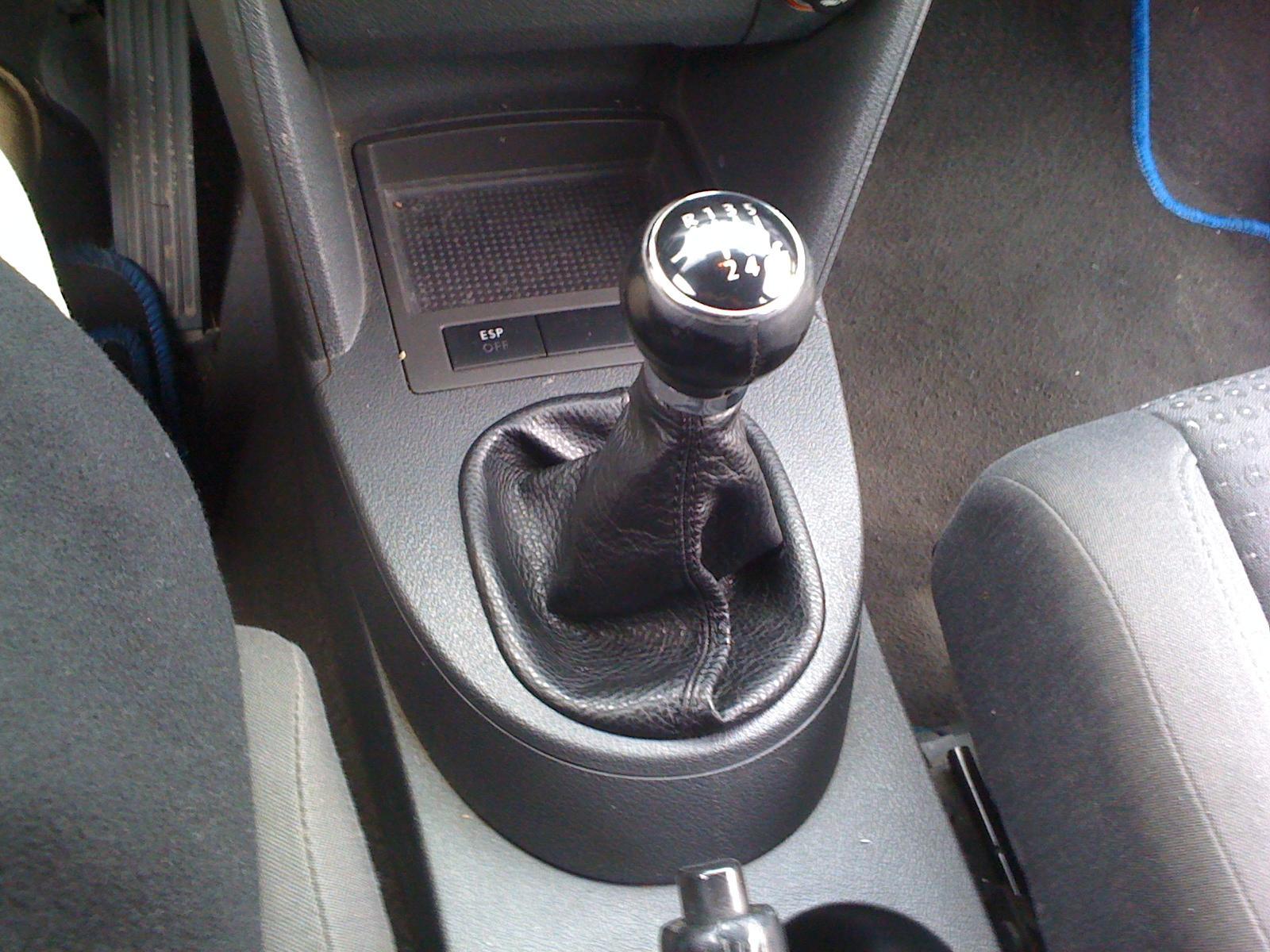 Volkswagen Touran Tdi Shift Boot Genuine Leather & Seam Black | eBay