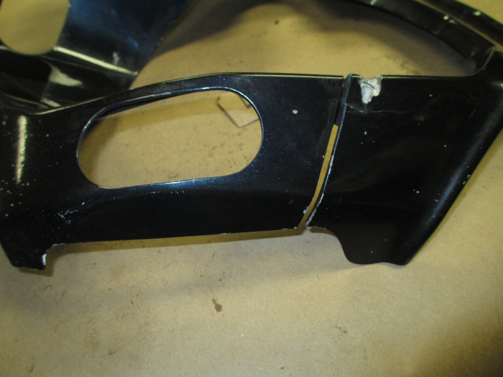 BMW 94 R100RT R80RT R100RS airhead left fairing lower Classicschwarz ...