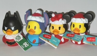 Christmas Rubber Ducks Batman Stitch Minnie Micky Mouse Cruise JEEP ...