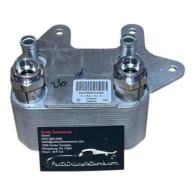 2003 - 2006 Viper 2004-2006 Ram SRT10 OEM Mopar Engine Oil Cooler SRT ...