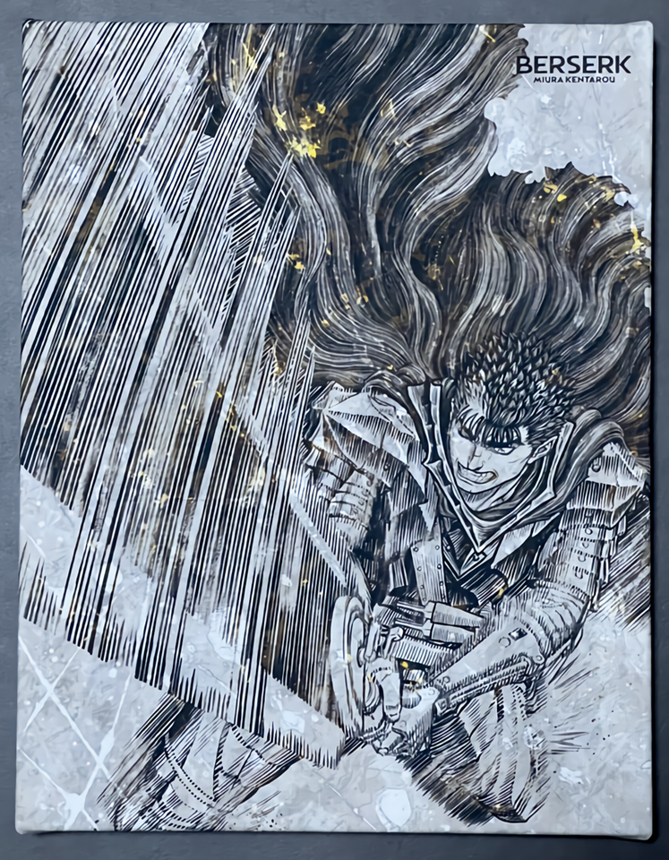 Berserk Miura Kentaro Special Edition with Canvas Art & Drama CD Young ...