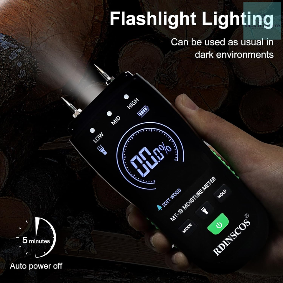 Damp Meter Moisture Meter Mold Detector Wood Moisturer Meter for Walls ...