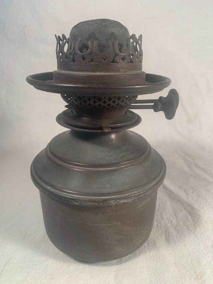 Victorian HINKS'S Patent Duplex Brass Oil Lamp Font c1890s with 4 ...