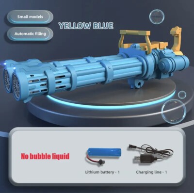 Automatic Mini Gun Bubble Gun | eBay