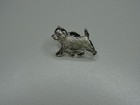 Small Sterling Silver Cairn Terrier Moving Study Lapel Pin | eBay