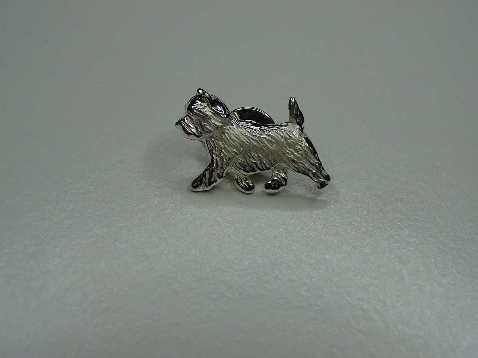 Small Sterling Silver Cairn Terrier Moving Study Lapel Pin | eBay
